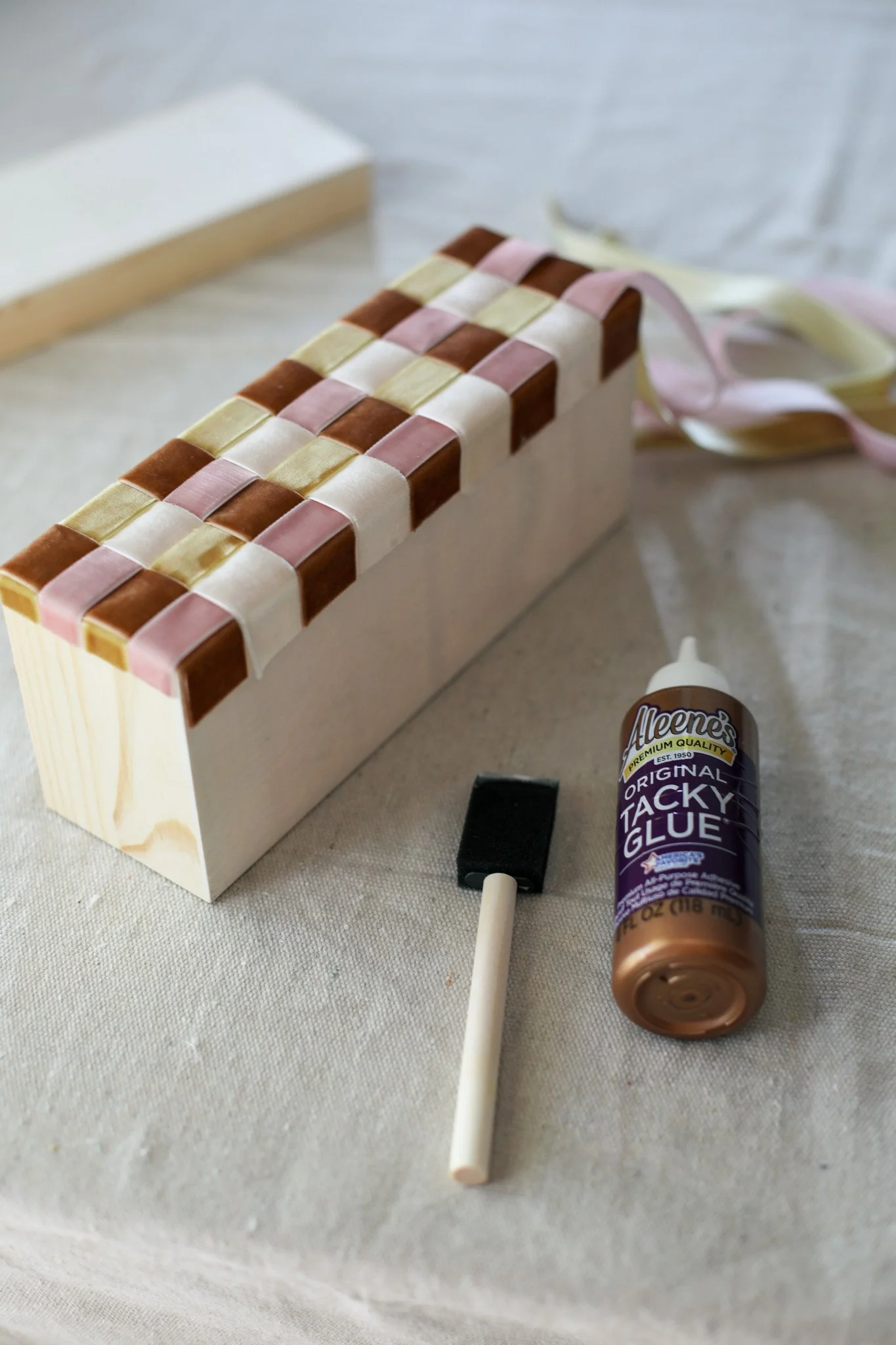 Woven Velvet Storage Box — Entertain the Idea