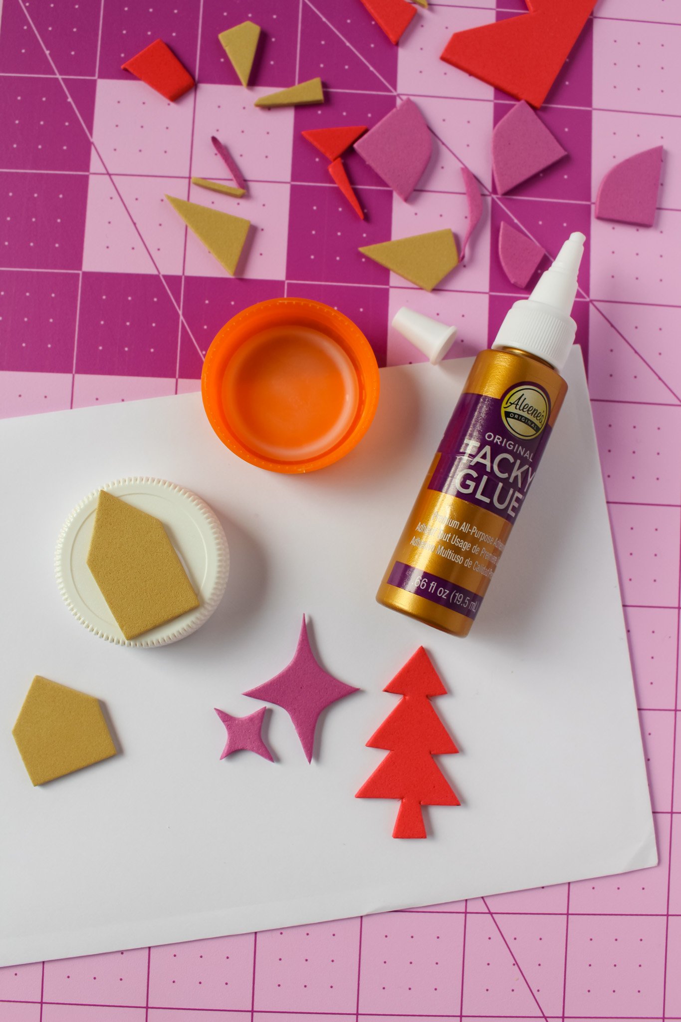 How to Decorate Your Christmas Card Envelopes (DIY Foam Stamps ...