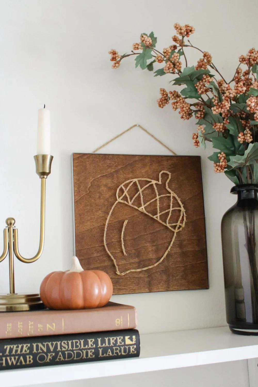 DIY Autumn Decor: Acorn String Art — Entertain the Idea