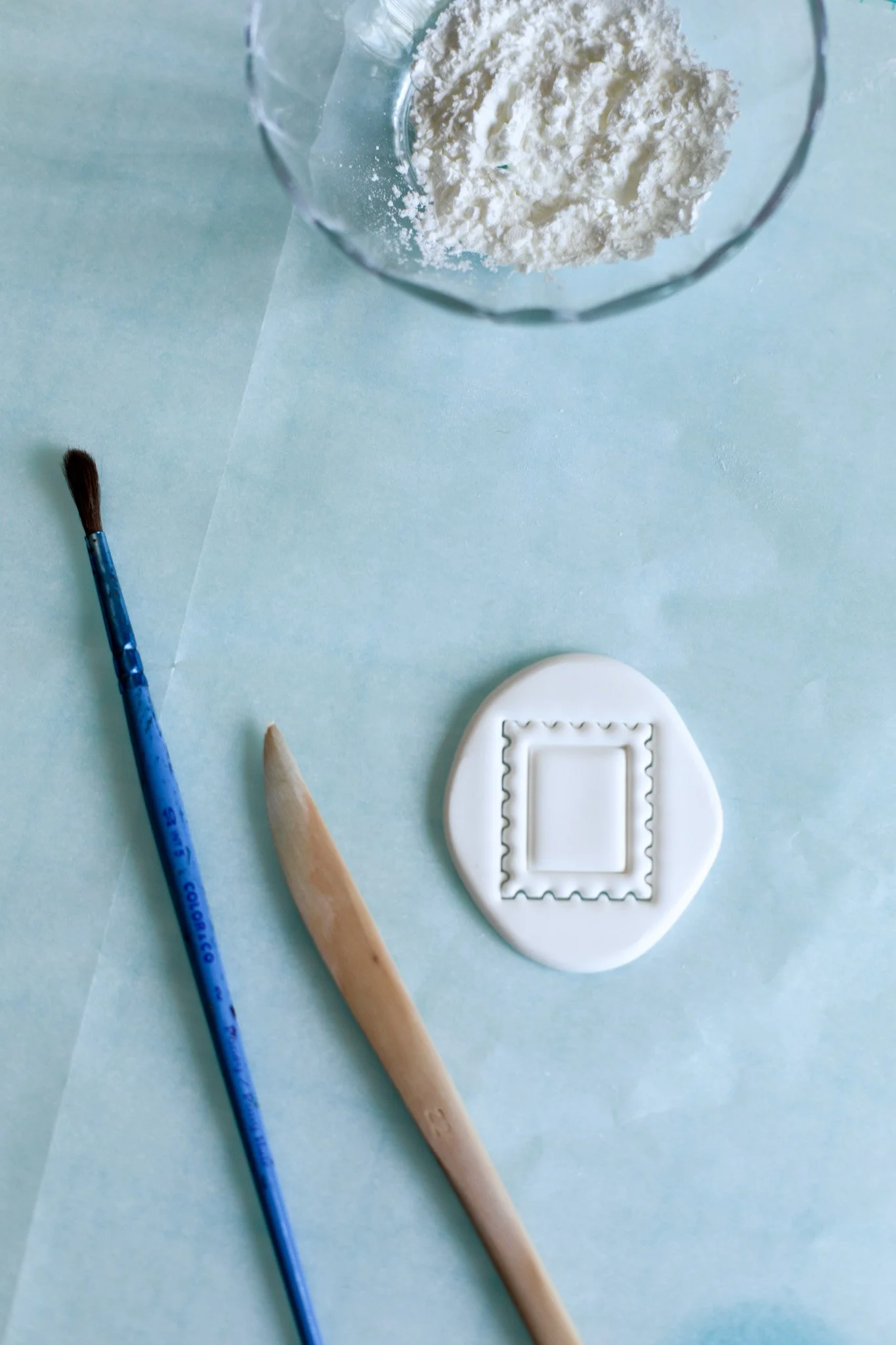 Postage Stamp Magnets with Polymer Clay — Entertain the Idea