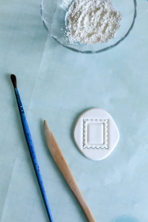 Postage Stamp Magnets with Polymer Clay — Entertain the Idea