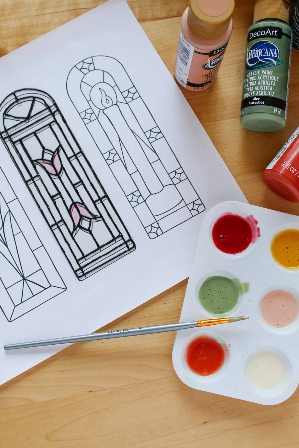 DIY Faux Stained Glass Bookmarks (& Printable!) — Entertain the Idea