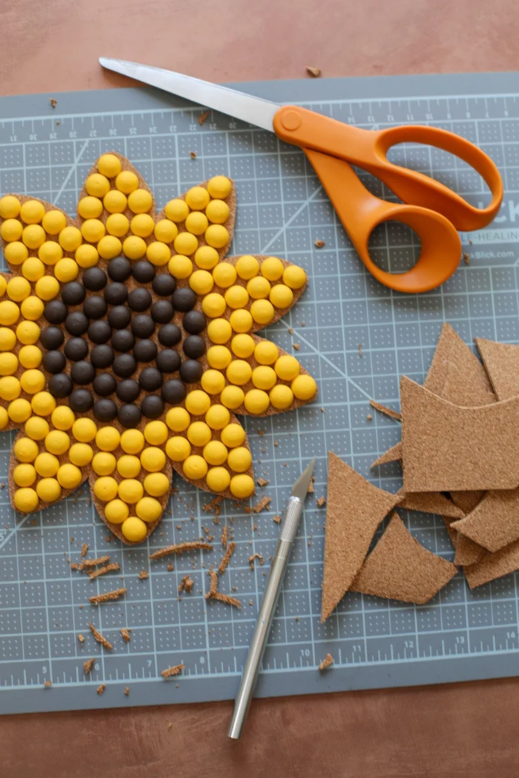 Easy DIY Sunflower Trivet — Entertain the Idea