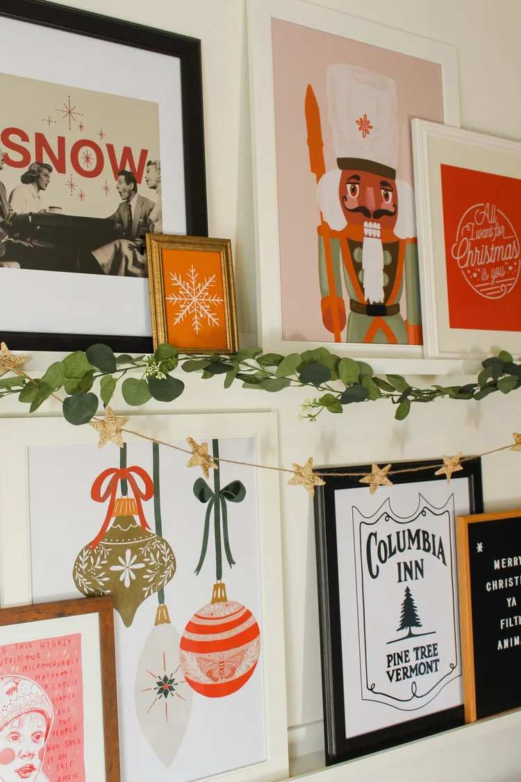 Christmas Gallery Wall — Entertain the Idea