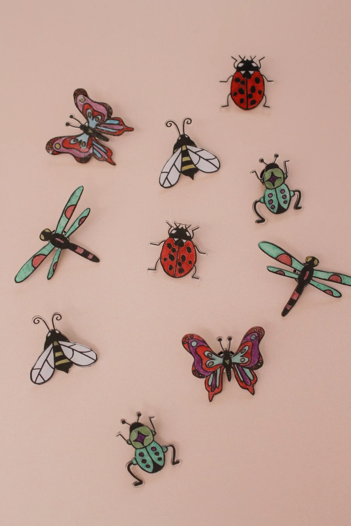 DIY Spring Bug Pins (with Shrinky Dinks) — Entertain the Idea