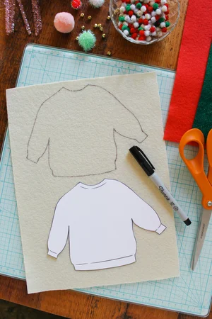DIY Ugly Christmas Sweater Gift Bags — Entertain the Idea