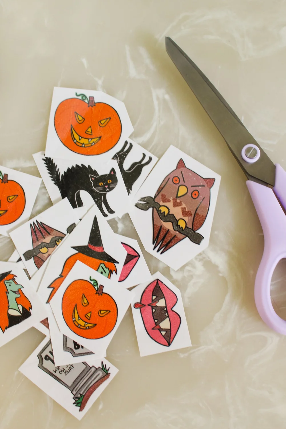 Printable Halloween Temporary Tattoos — Entertain the Idea