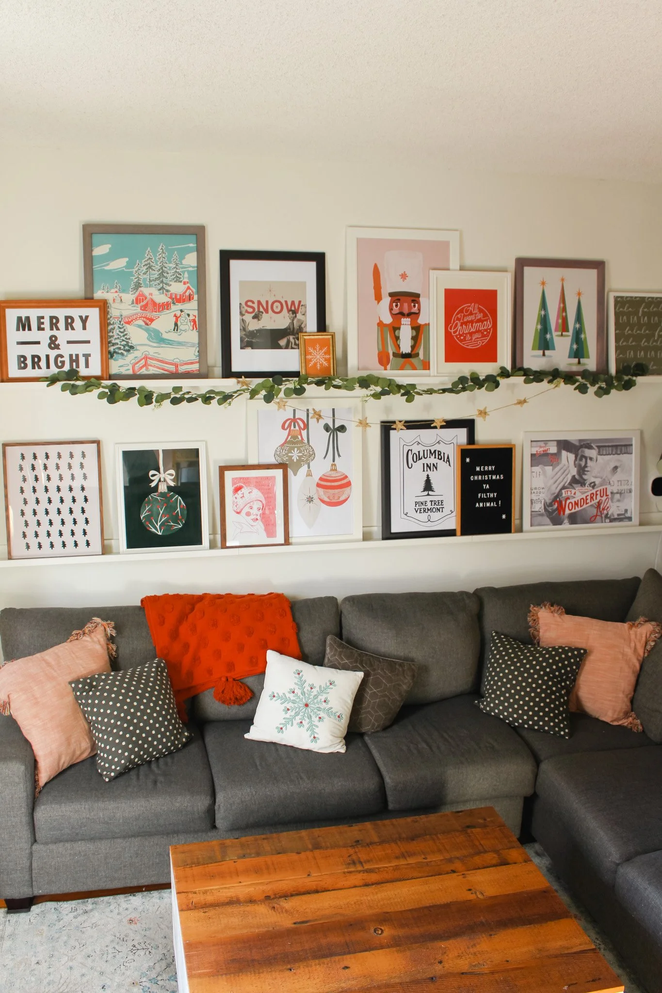 Christmas Gallery Wall — Entertain the Idea