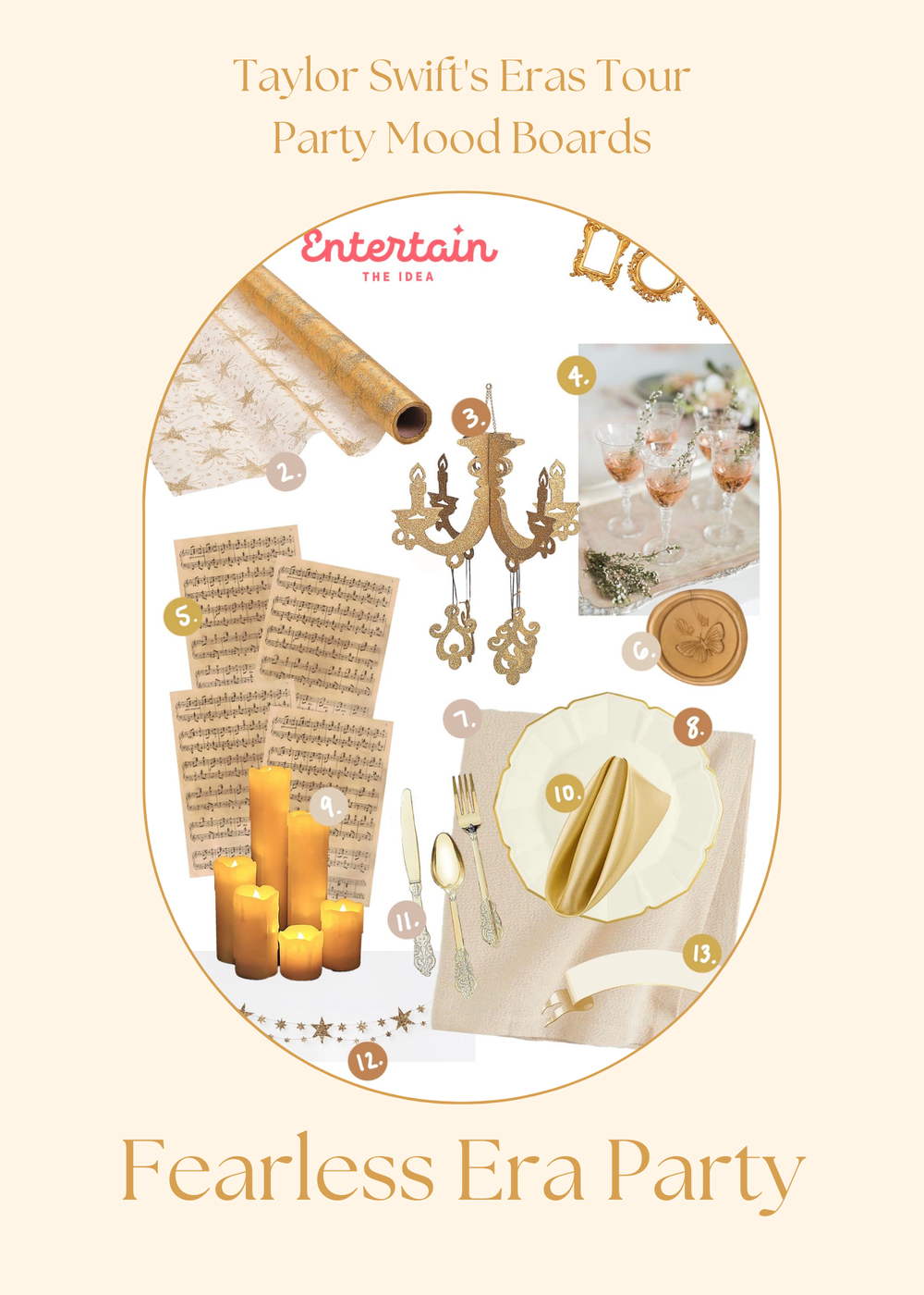 The Fearless Era Party | Taylor Swift Eras Tour Party Mood Boards ...