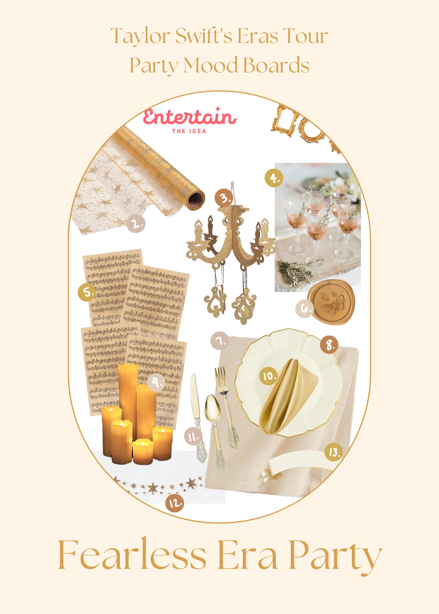 The Fearless Era Party | Taylor Swift Eras Tour Party Mood Boards ...