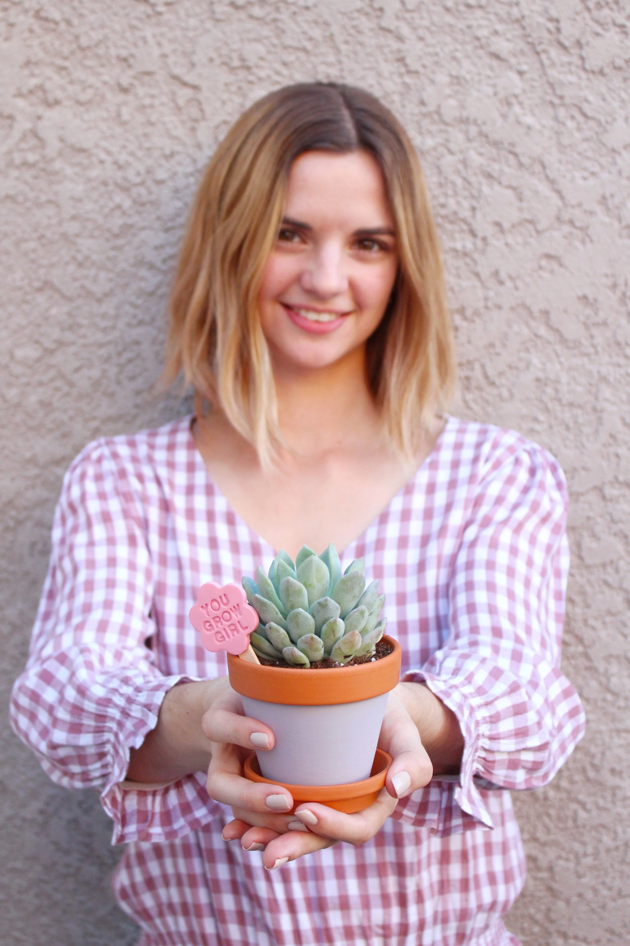 DIY Valentine’s Day Clay Plant Signs — Entertain the Idea