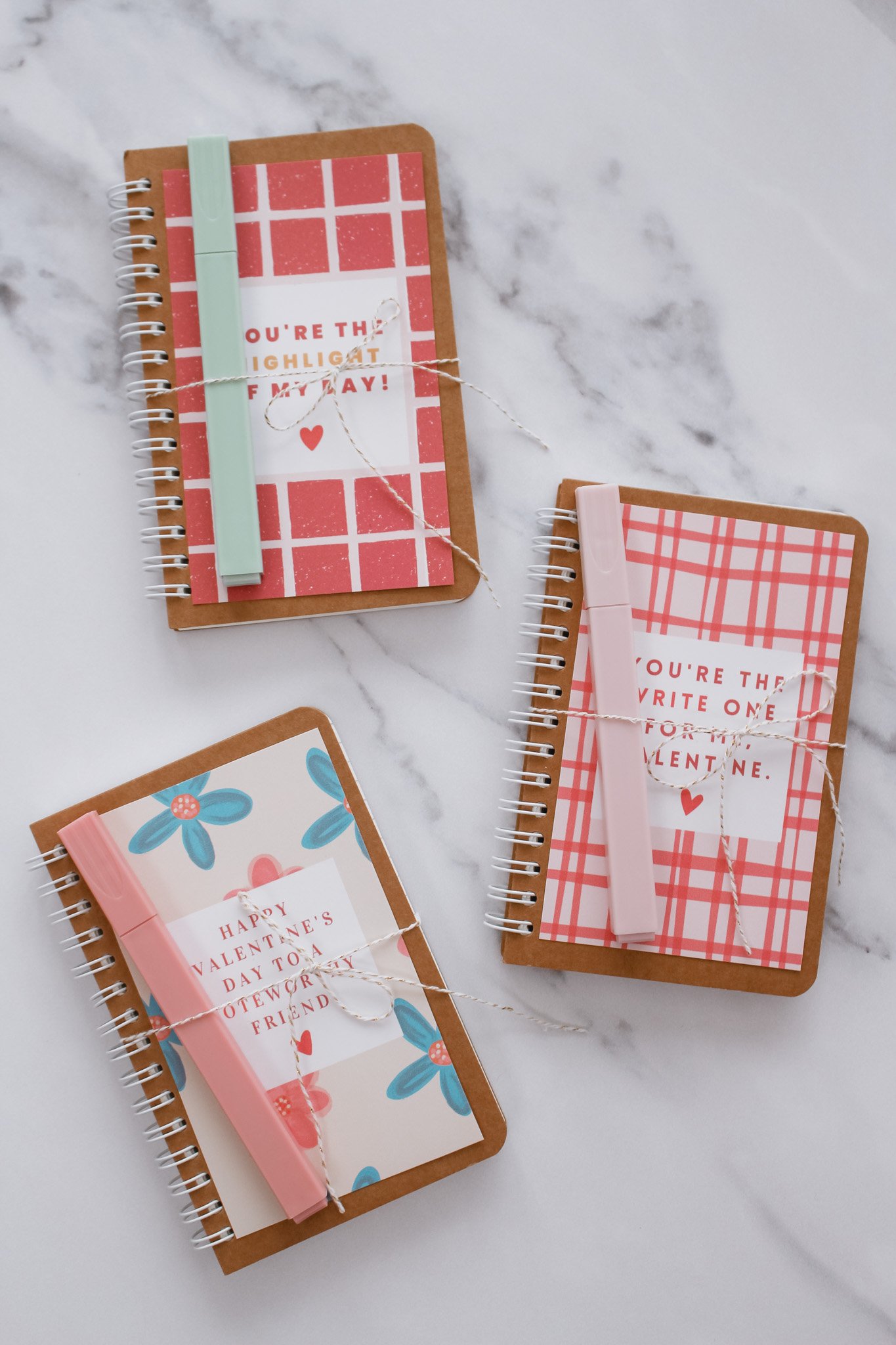 Notebook Valentines Printables — Entertain the Idea