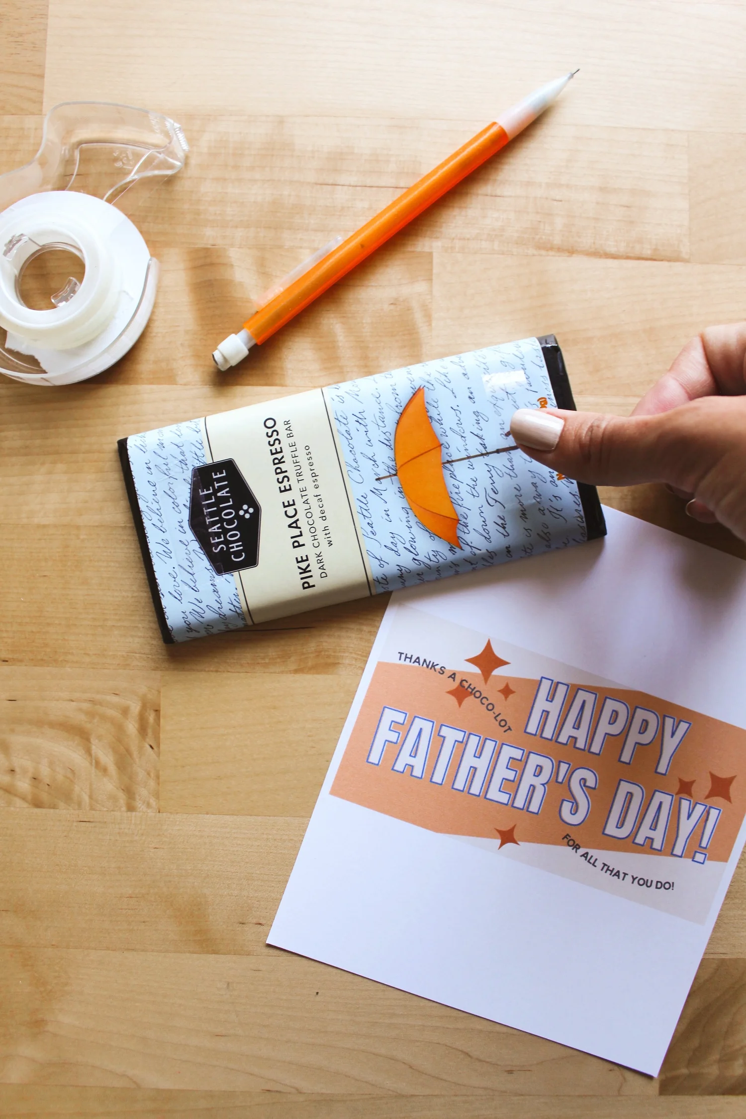 Chocolate Father’s Day Gift Idea (& Printable!) — Entertain the Idea