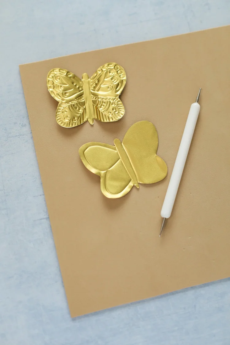 Make an Embossed Metal Butterfly Wreath (DIY Spring Decor Idea ...