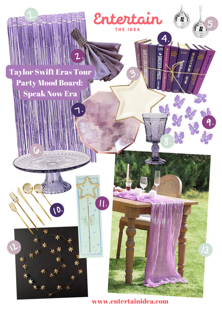 The Speak Now Era Party | Taylor Swift Eras Tour Party Mood Boards ...