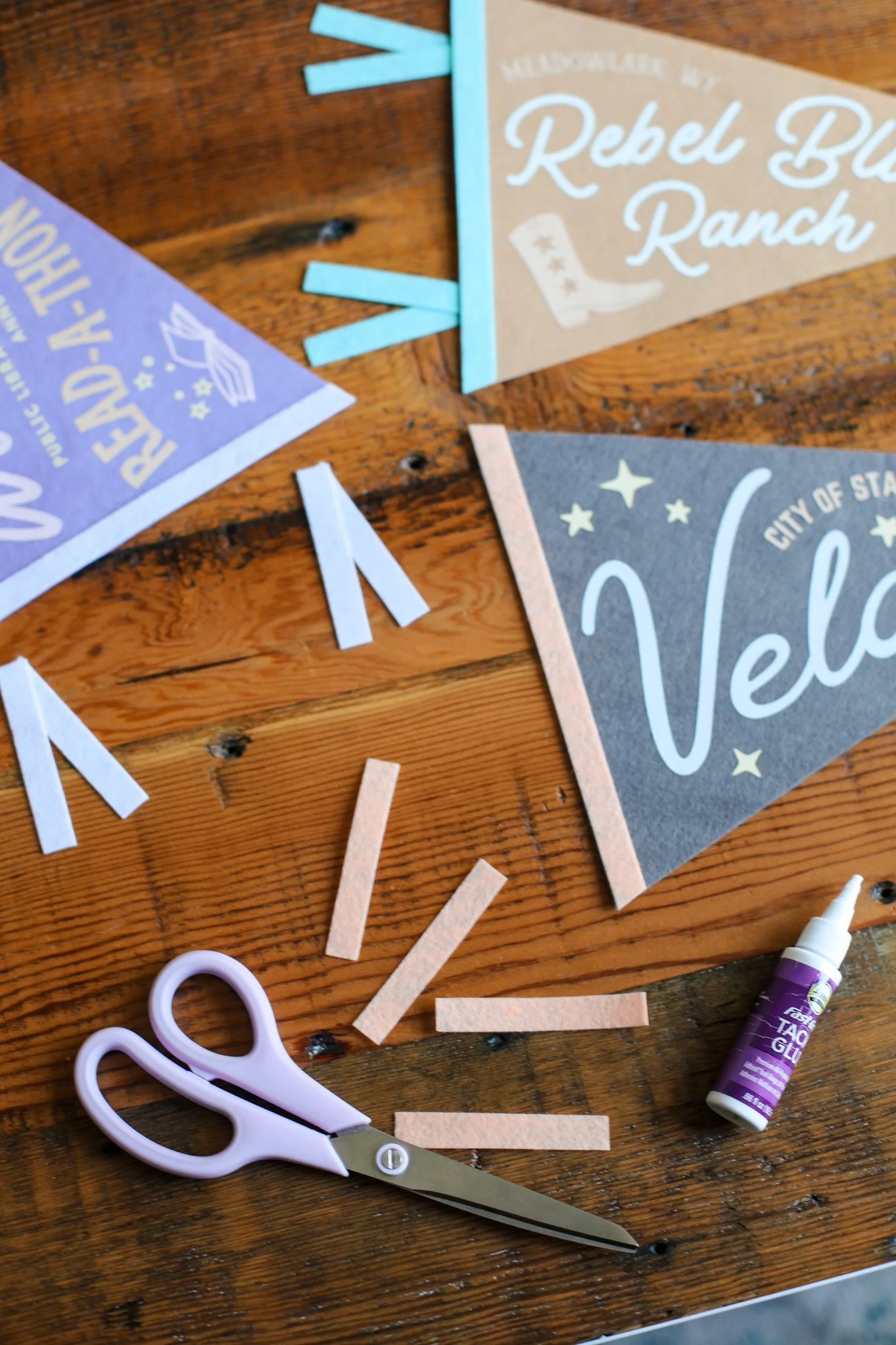 Make Your Own Bookish Pennant Flags — Entertain the Idea
