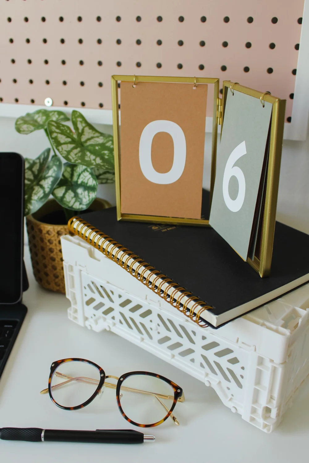 DIY Desk Flip Calendar (IKEA LERBODA Frame Hack) — Entertain the Idea