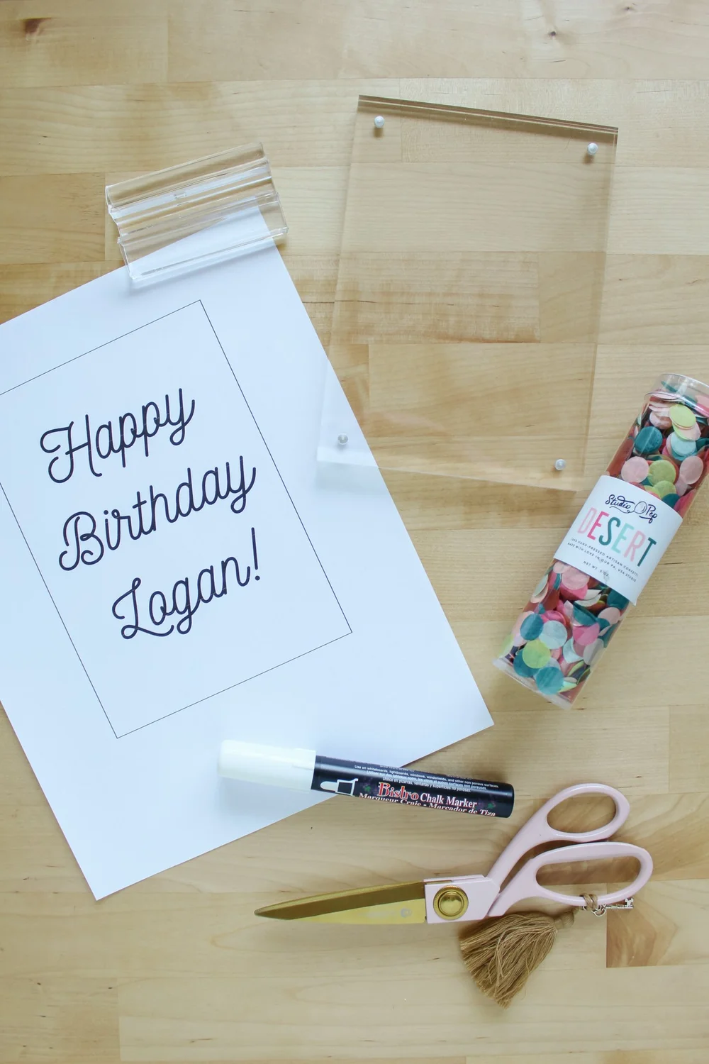 Easy DIY Birthday Message Board — Entertain the Idea