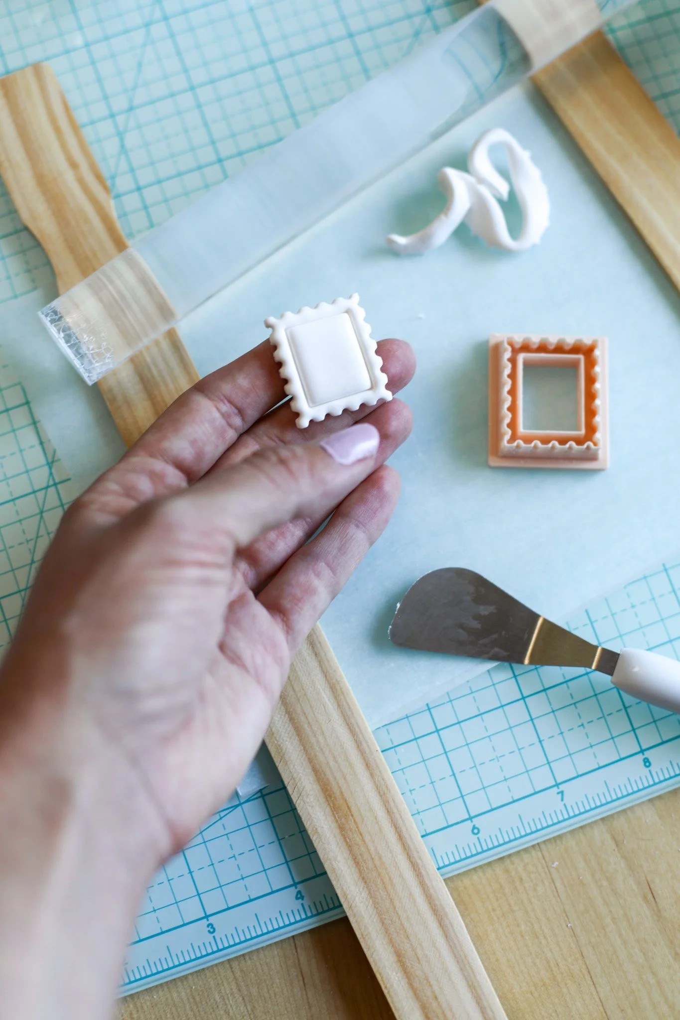 Postage Stamp Magnets with Polymer Clay — Entertain the Idea