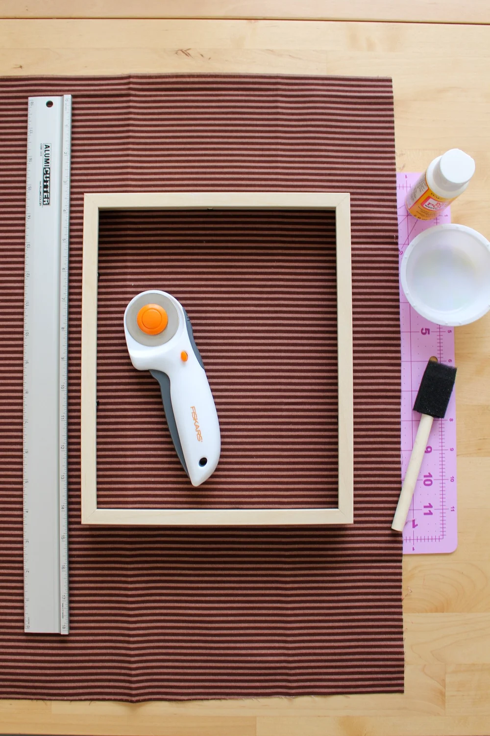 Personalize a Gallery Wall With Fabric Wrapped Frames — Entertain the Idea