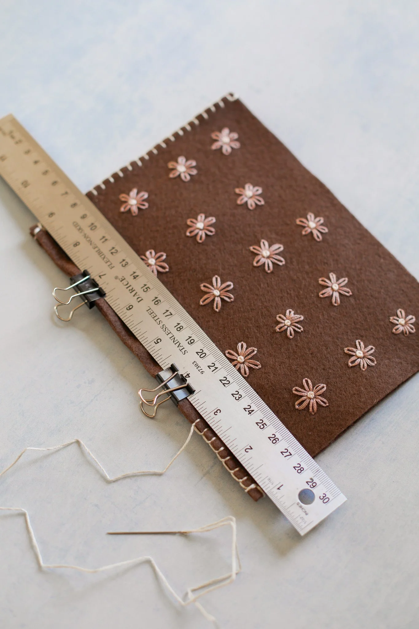 Make an Embroidered Felt Kindle Sleeve — Entertain the Idea