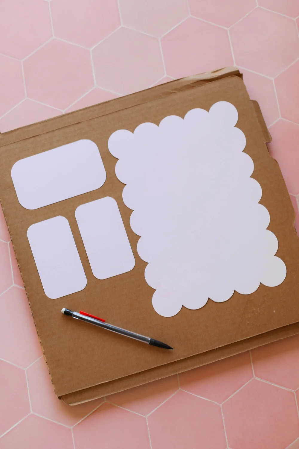 Cardboard Wall Calendar — Entertain the Idea