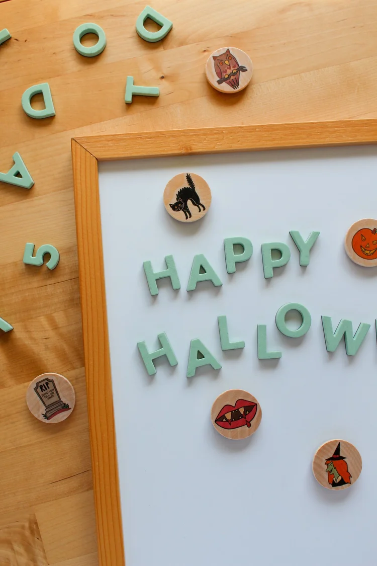 DIY Halloween Magnets (with Temporary Tattoos!) — Entertain the Idea