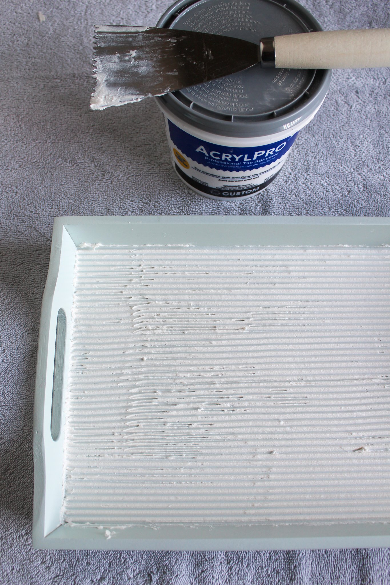How to Tile a Serving Tray (DIY IKEA Fruktskal Hack) — Entertain the Idea
