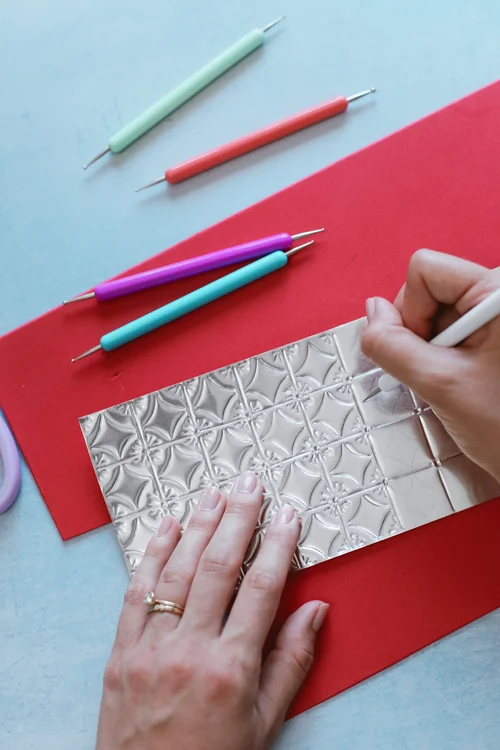 Upcycle Tin Cans with Metal Embossing — Entertain the Idea