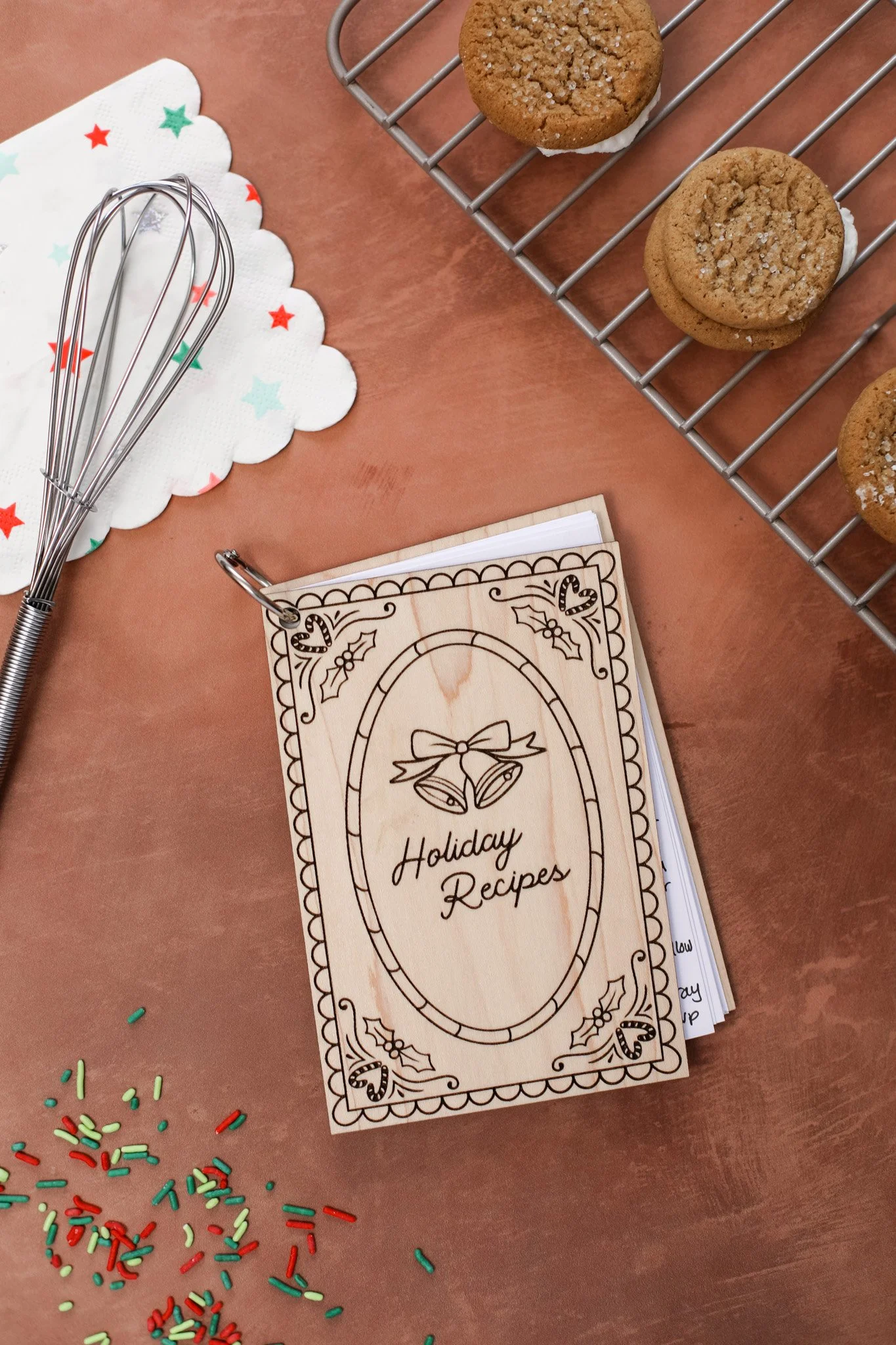 Holiday Recipe Book with the Glowforge Aura (DIY Gift Idea ...