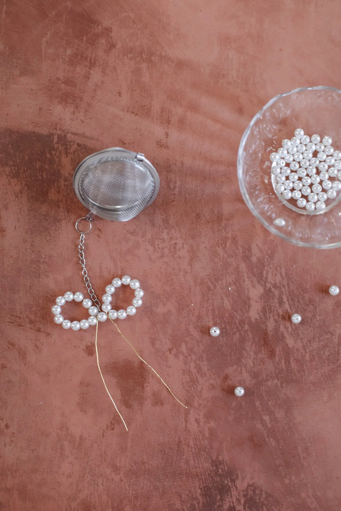 Make a Pearl Bow Tea Strainer (DIY Gift Idea!) — Entertain the Idea