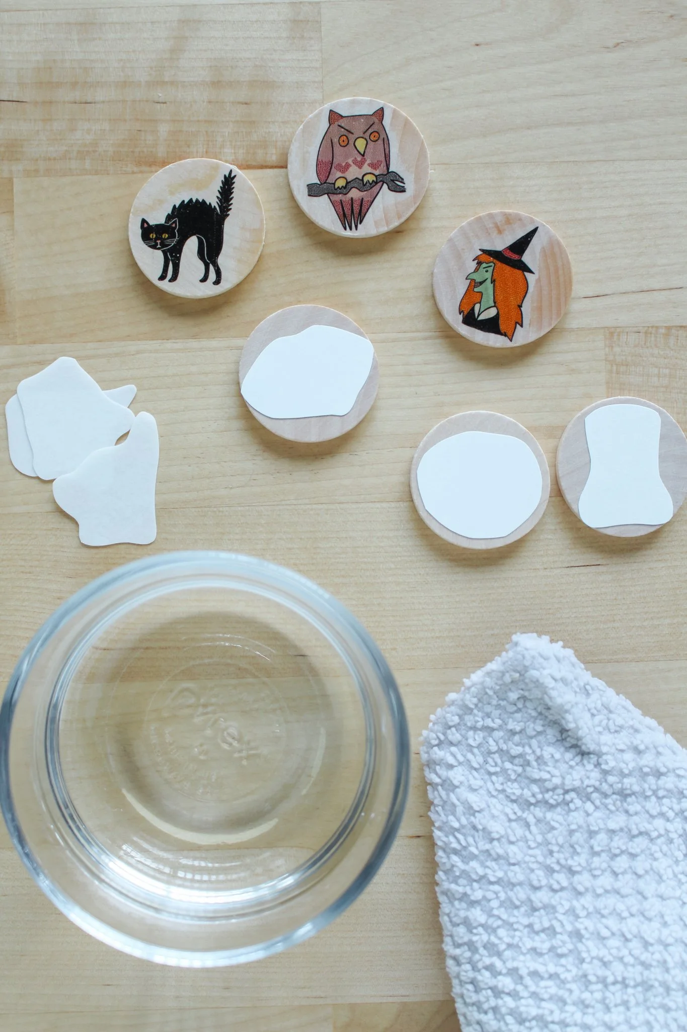 DIY Halloween Magnets (with Temporary Tattoos!) — Entertain the Idea