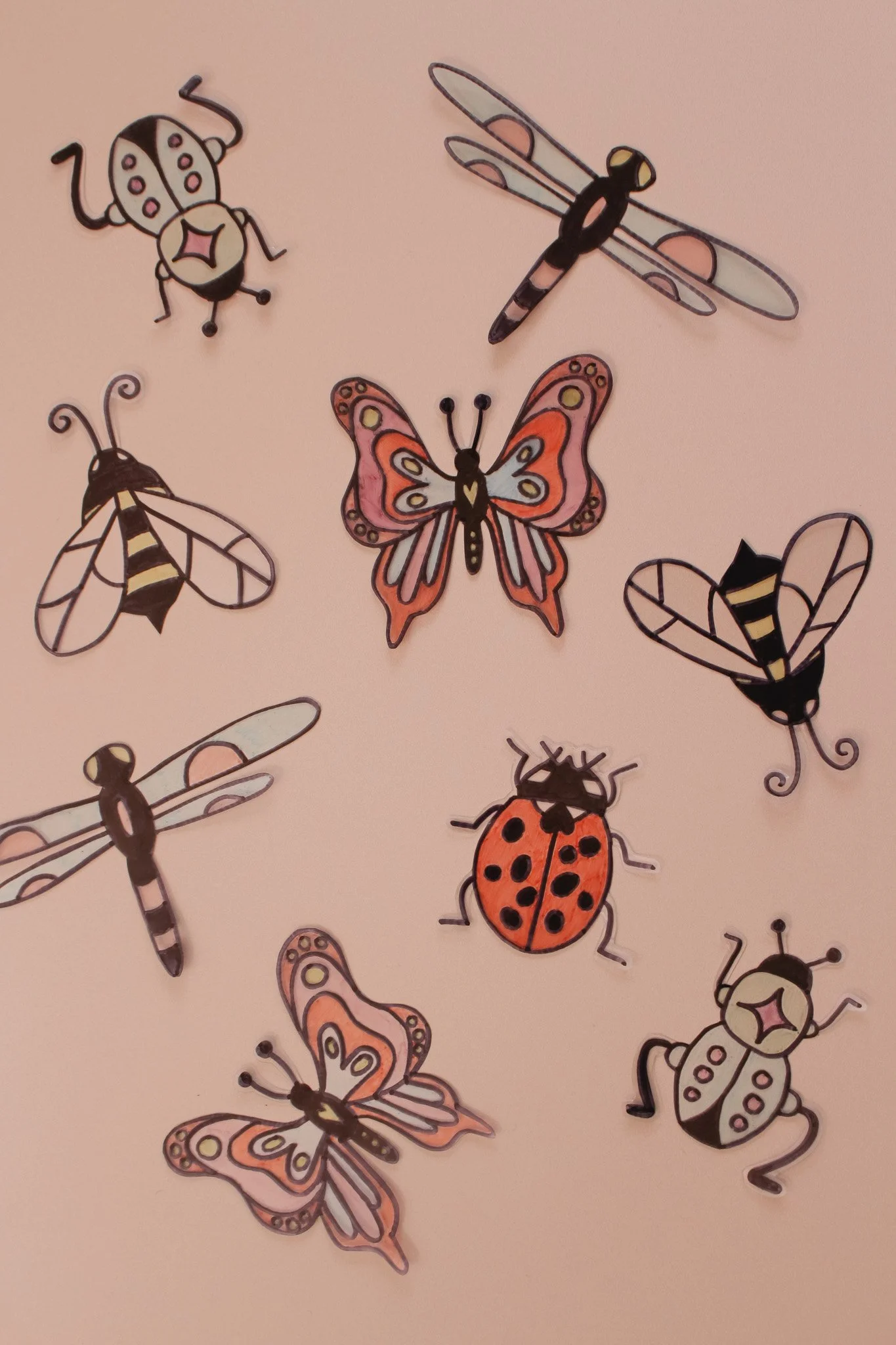 DIY Spring Bug Pins (with Shrinky Dinks) — Entertain the Idea