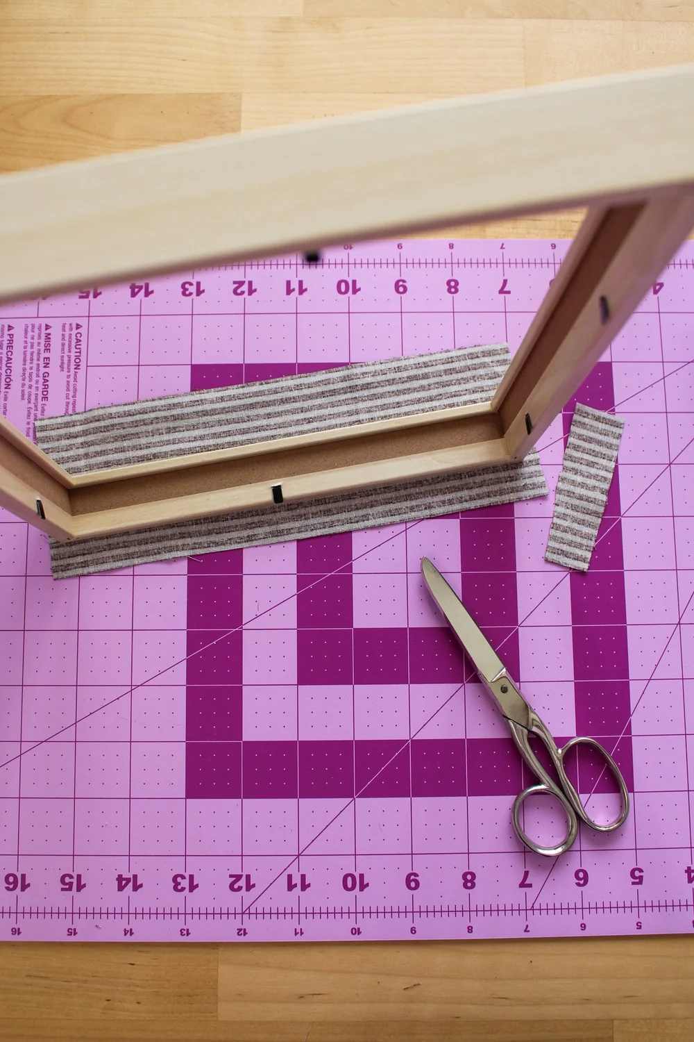 Personalize a Gallery Wall With Fabric Wrapped Frames — Entertain the Idea