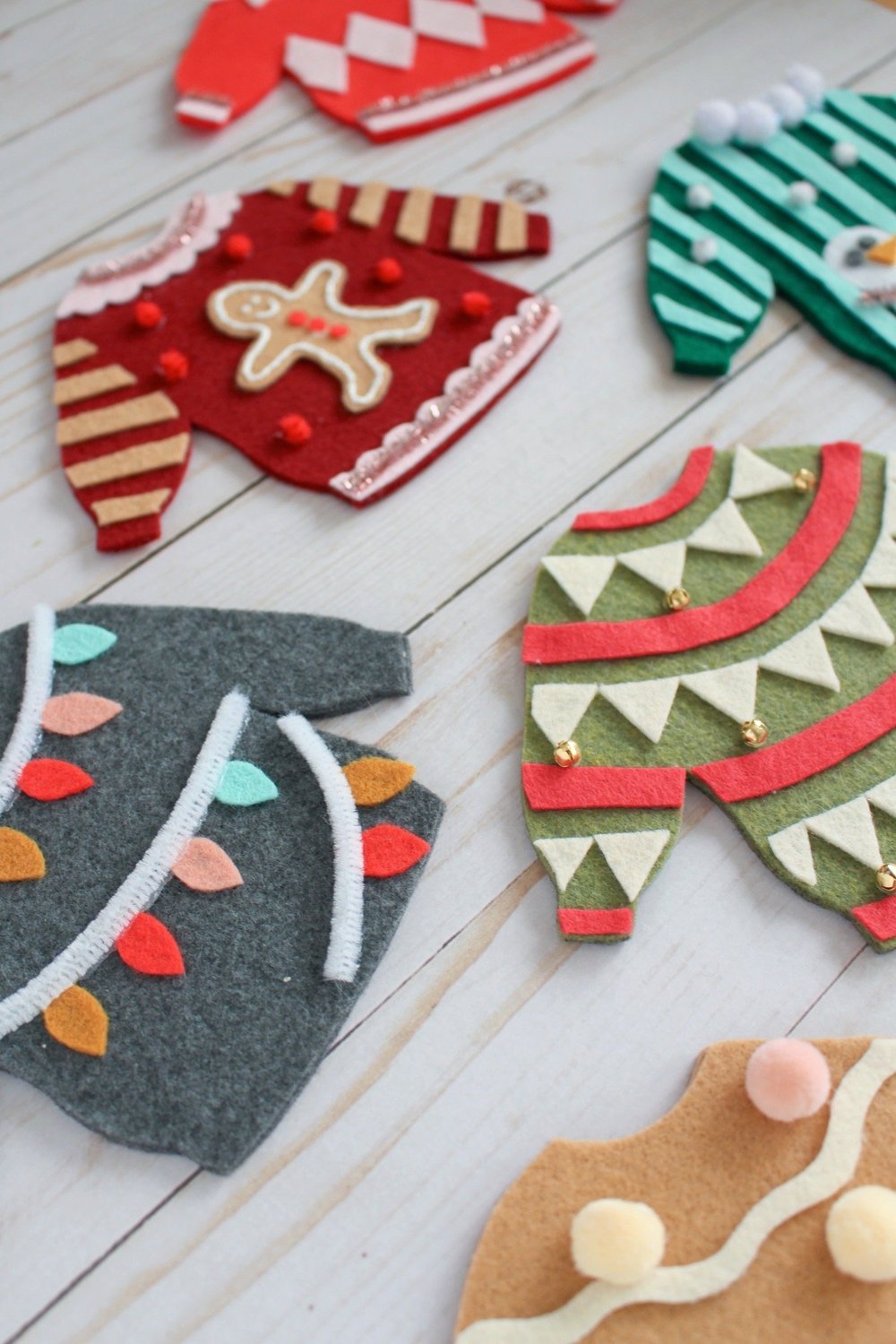 DIY Ugly Christmas Sweater Gift Bags — Entertain the Idea