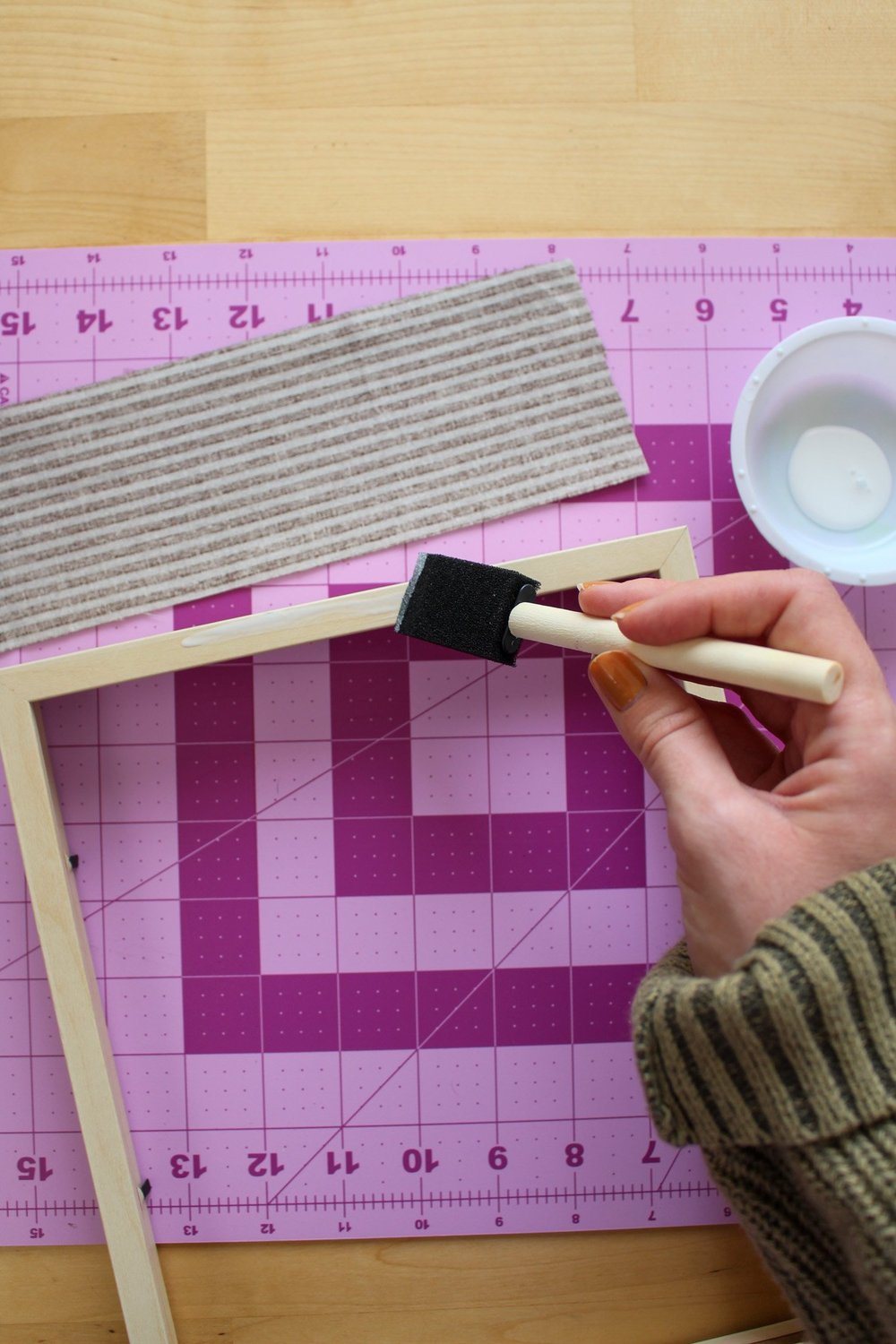 Personalize a Gallery Wall With Fabric Wrapped Frames — Entertain the Idea