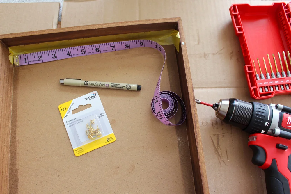 How to Upcycle a Shadow Box into Jewelry Storage — Entertain the Idea