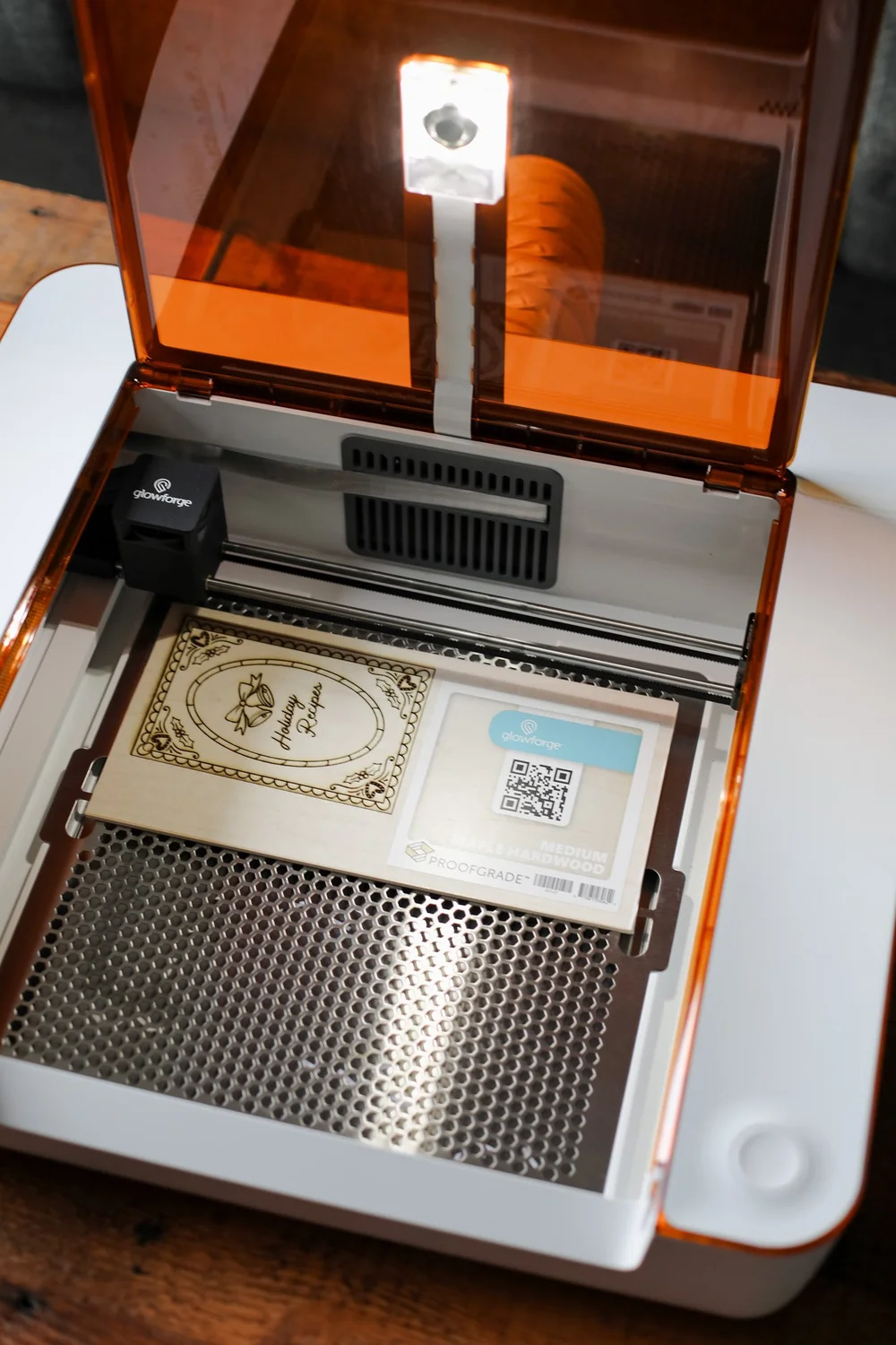 Holiday Recipe Book with the Glowforge Aura (DIY Gift Idea ...