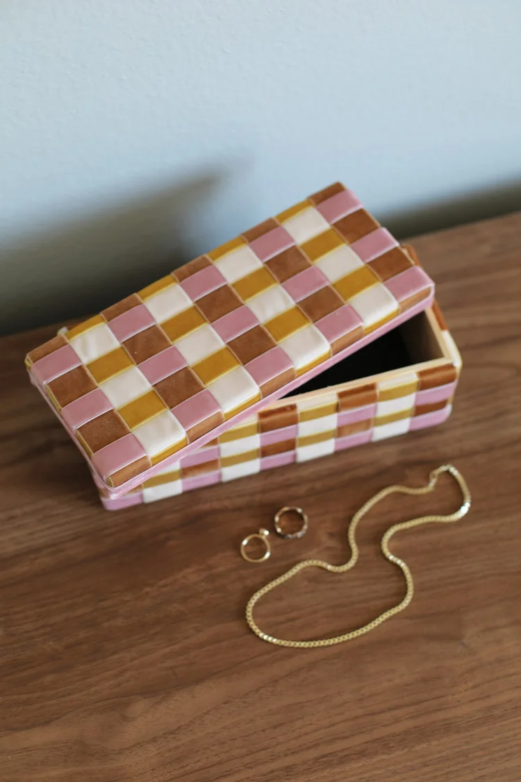 Woven Velvet Storage Box — Entertain the Idea