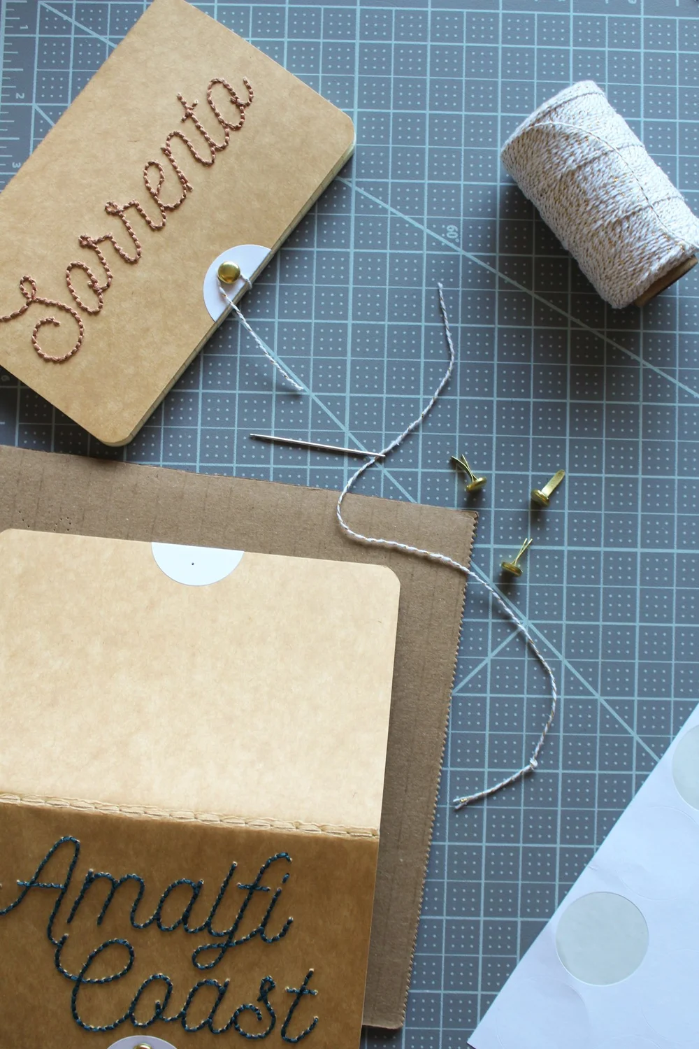DIY Embroidered Travel Journals — Entertain the Idea