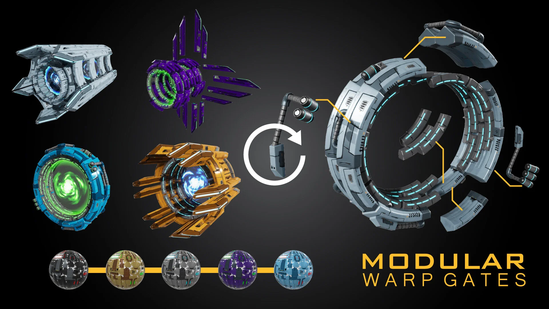 Modular Warp Gates — Ebal Studios