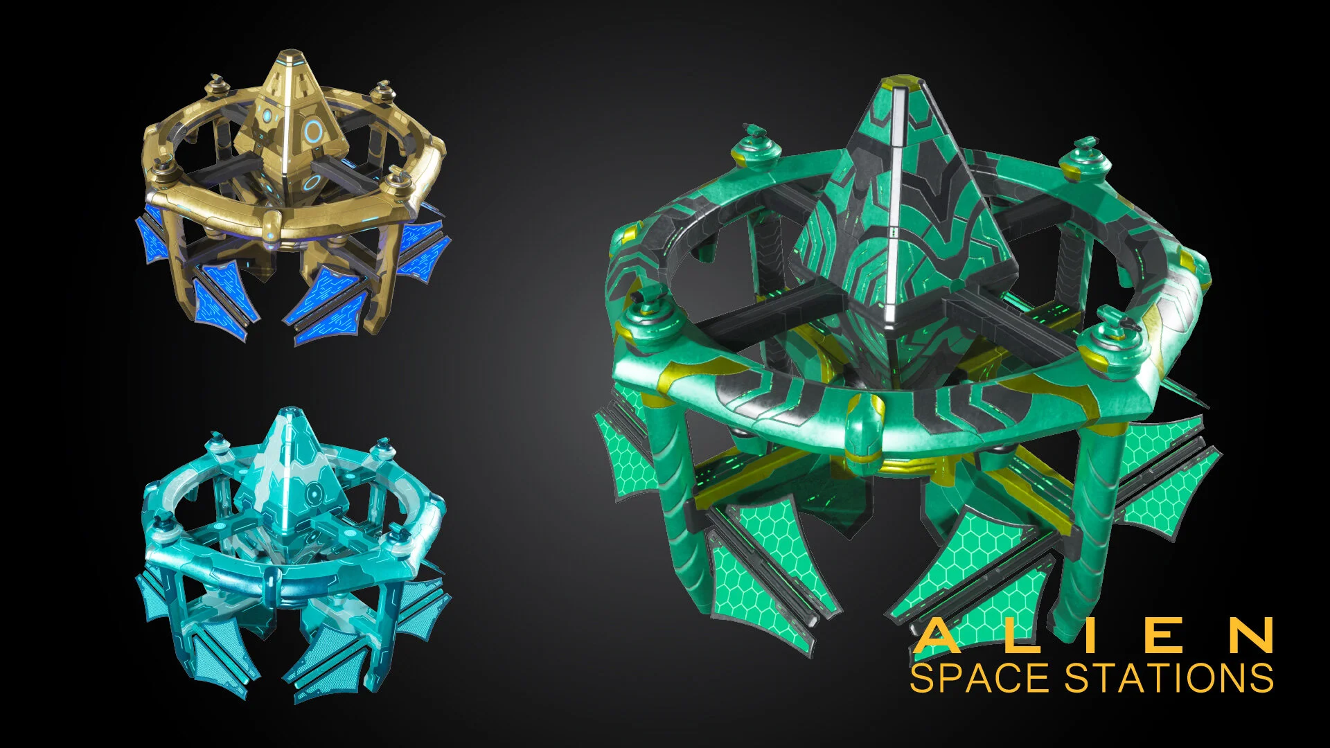 Alien Space Stations — Ebal Studios