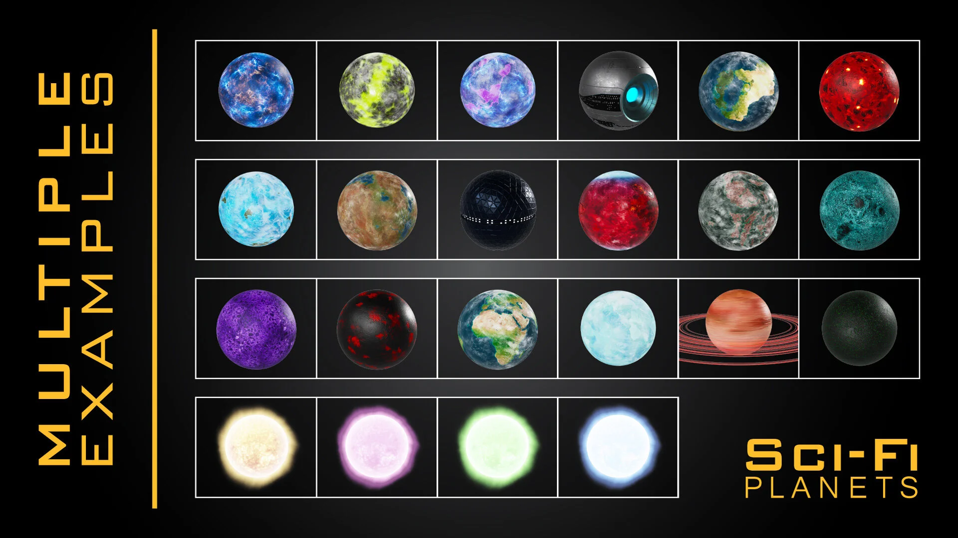 Sci-Fi Planets — Ebal Studios