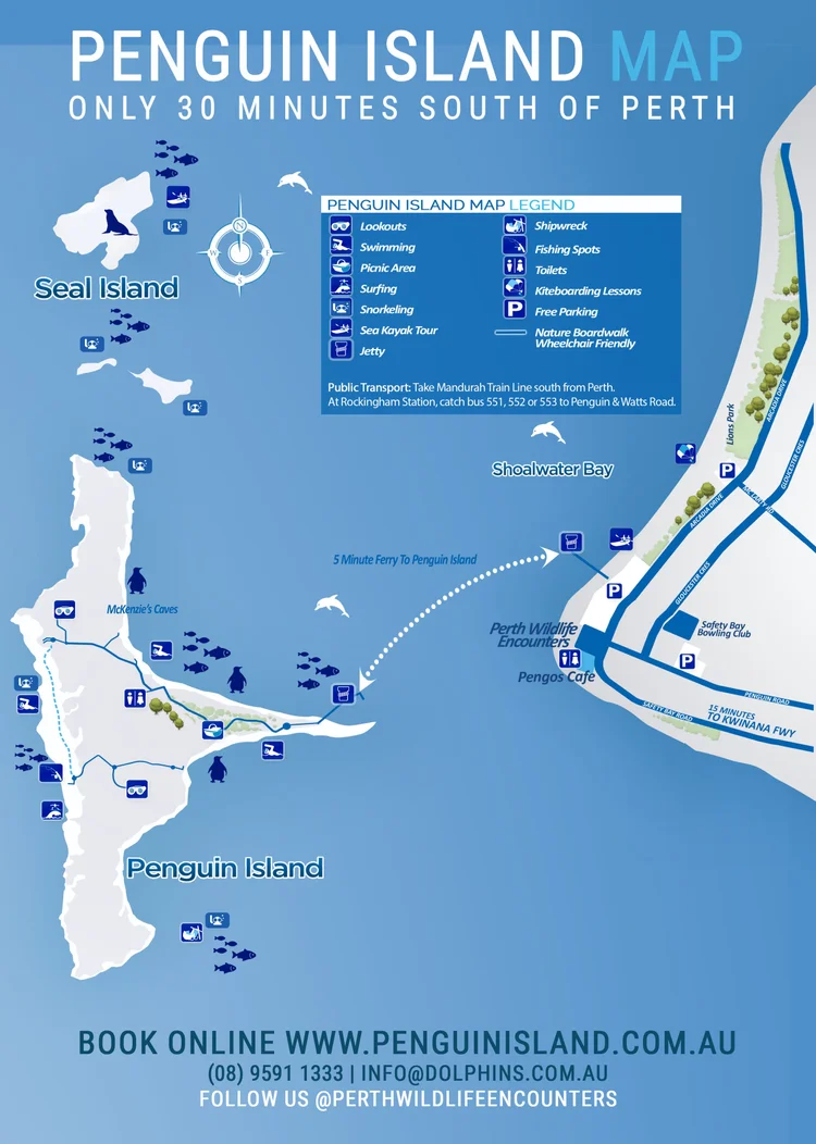 Penguin Island Map — Penguin Island