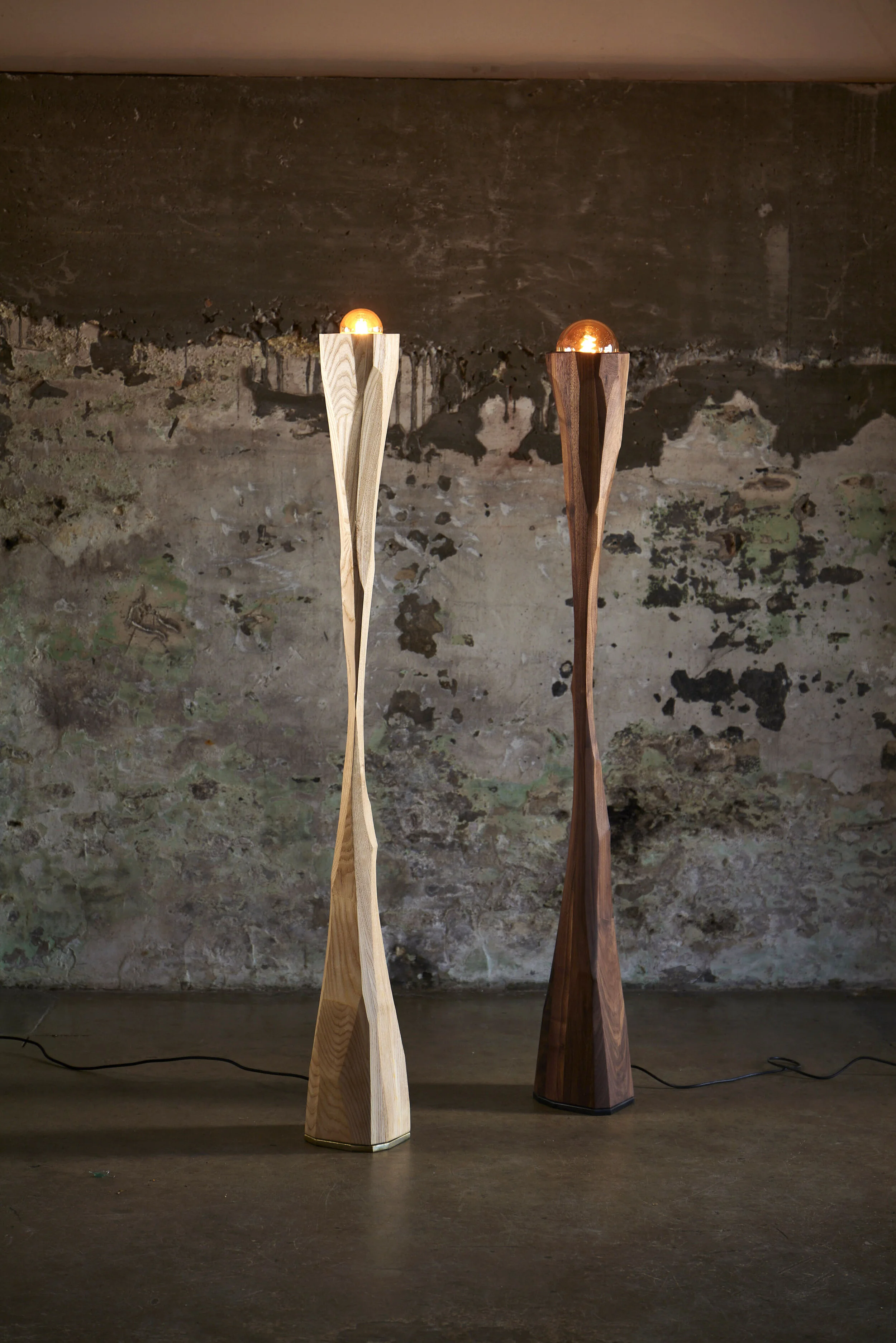 Hand-carved Bone Lamp — Bapo