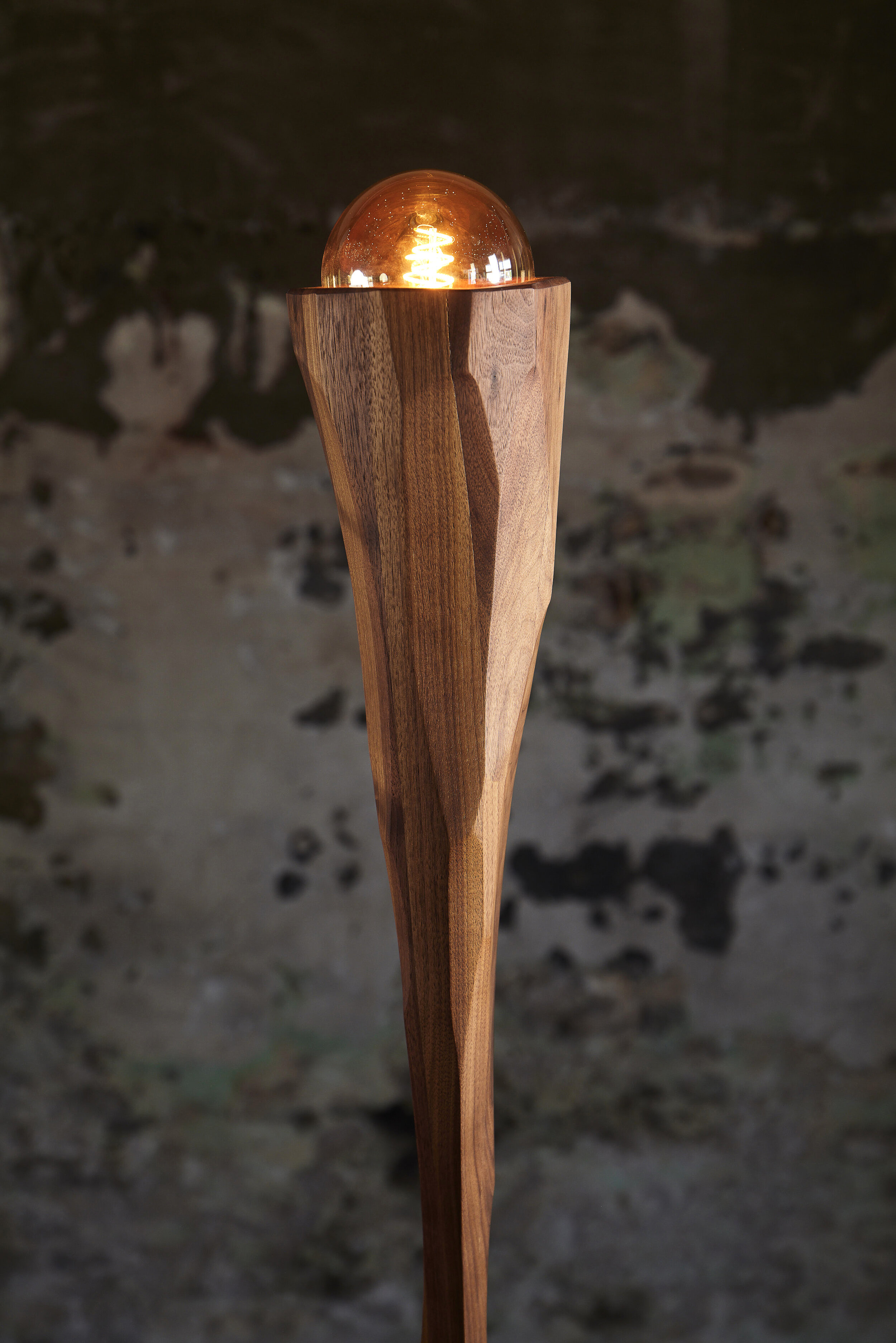 Hand-carved Bone Lamp — Bapo