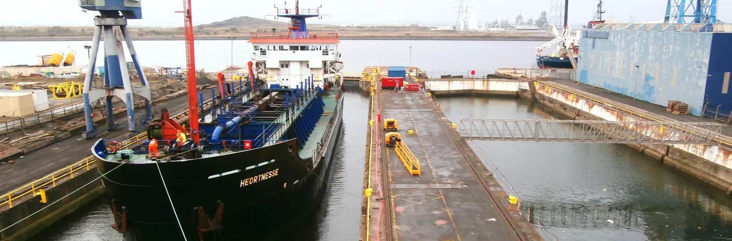 First ship to dry dock in UK Docks new Middlesbrough facility — UK ...