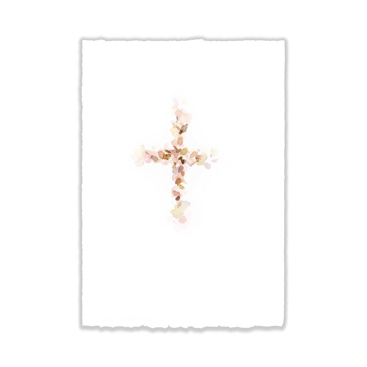 Pink Baptism Cross