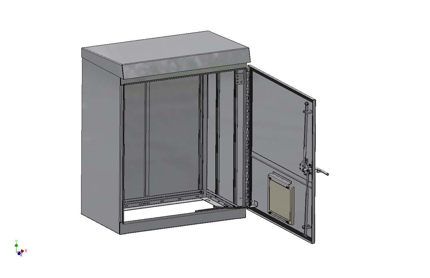 Large Single Door NEMA 3R 553826 | 3R Rated | APX Enclosures