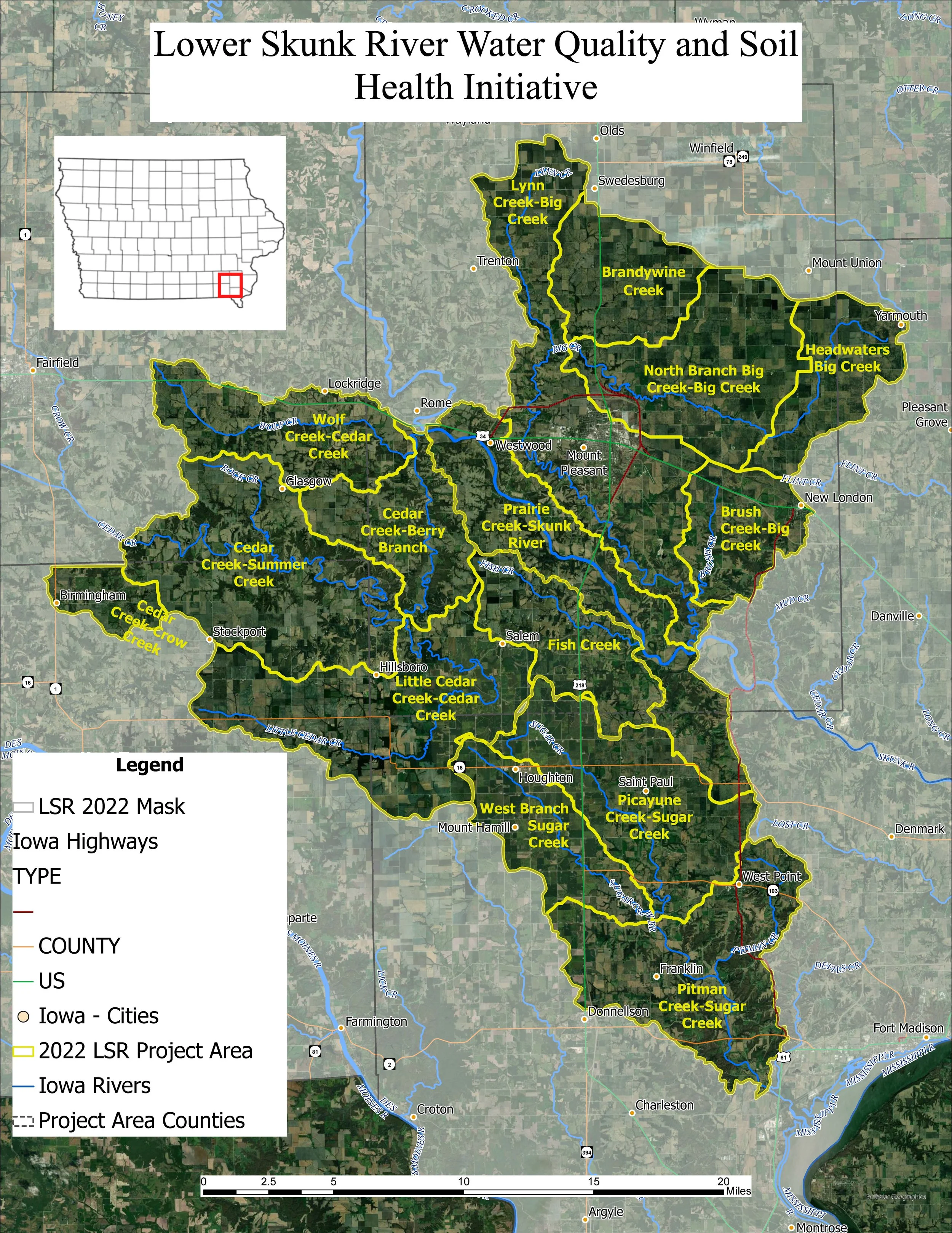 Lower Skunk Water Quality and Soil Health Initiative — Clean Water Iowa